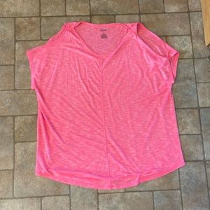 Tops | Neon Pink Shirt | Poshmark